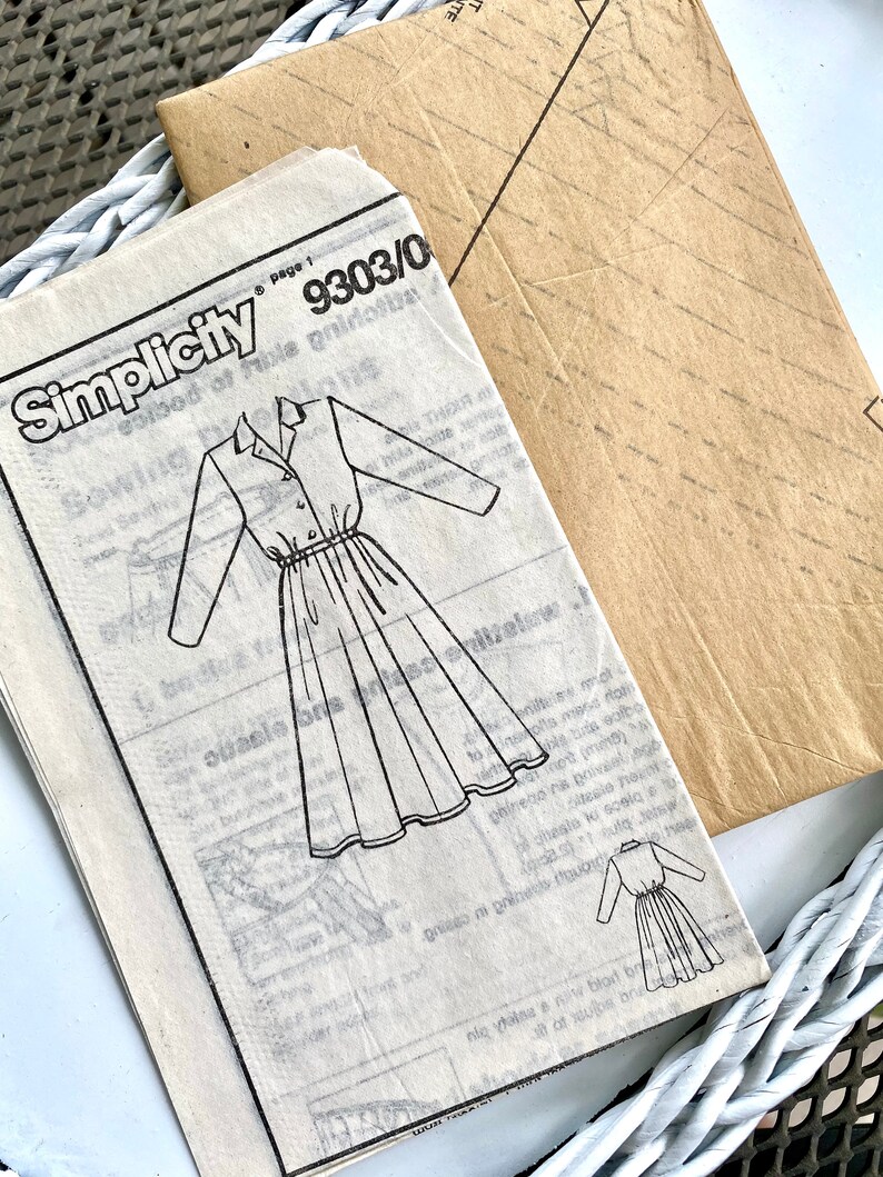 Simplicity Pattern 9303 All Sizes Misses/miss Petite Dress - Etsy