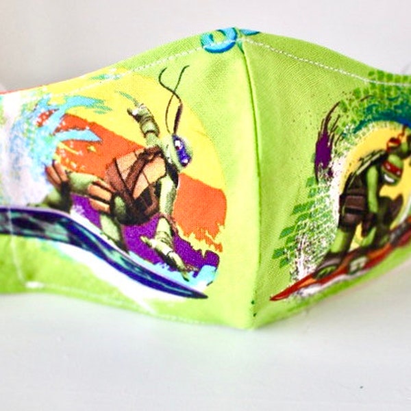 Teenage Mutant Ninja Turtle Face Mask - Etsy
