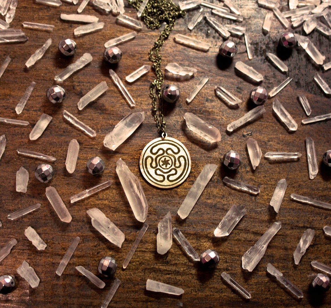 HECATE'S STROPHALOS Necklace Hecate's Wheel Ancient - Etsy