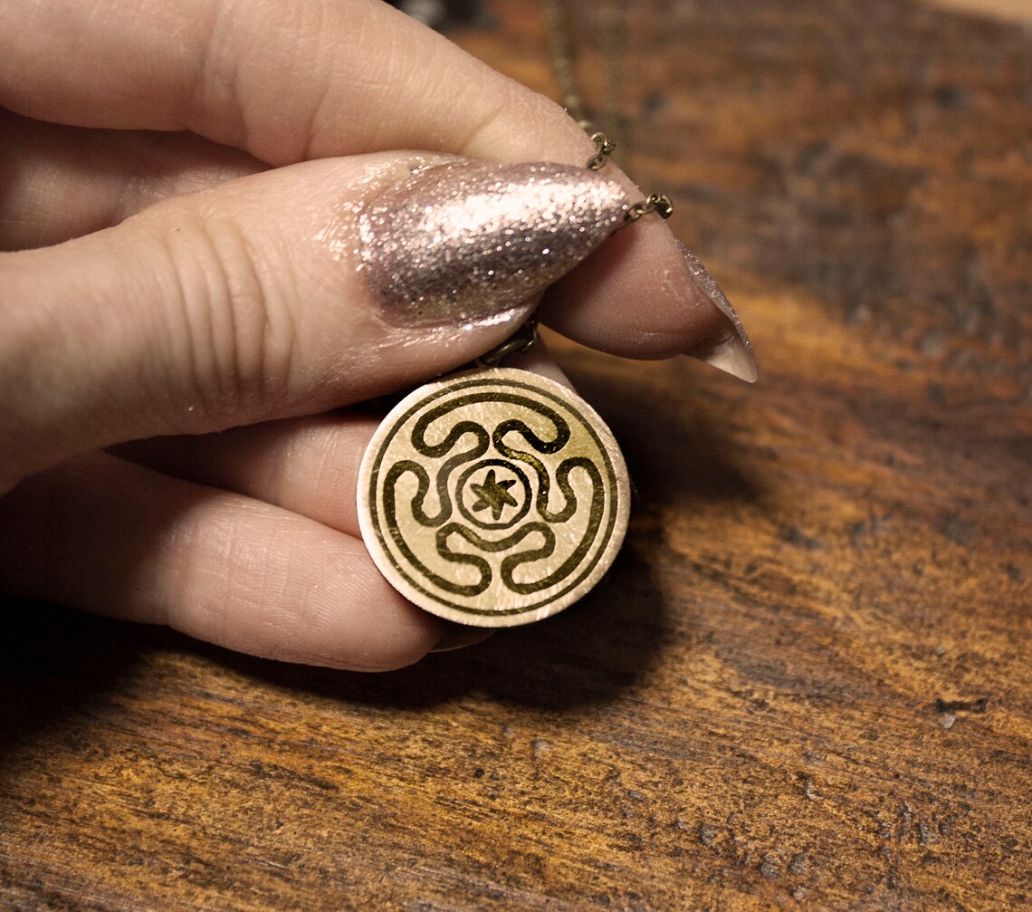 HECATE'S STROPHALOS Necklace Hecate's Wheel Ancient - Etsy