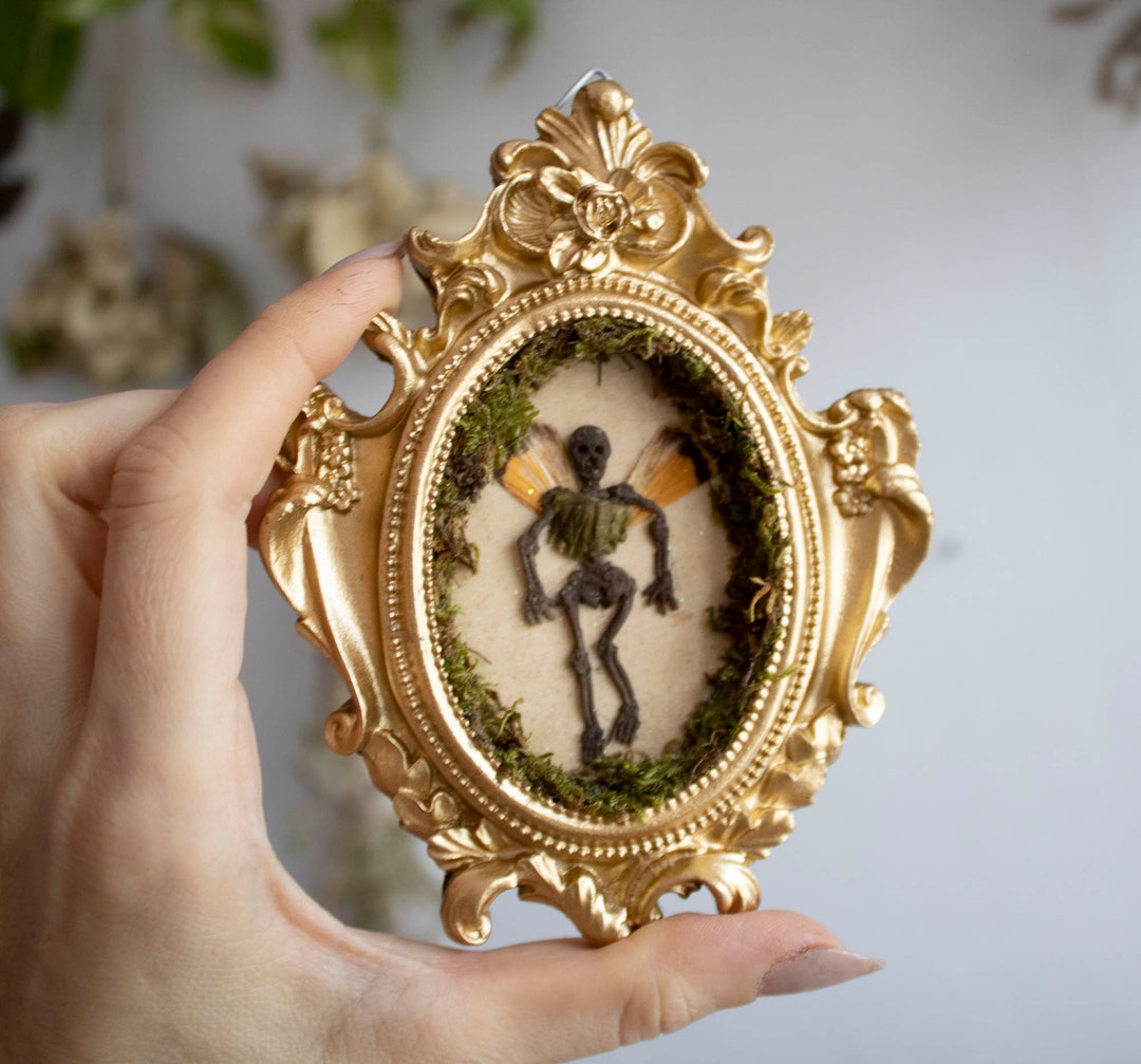 Framed Fairy Art Morbid Decor Halloween Oddity Whimsical Gift Gothic ...