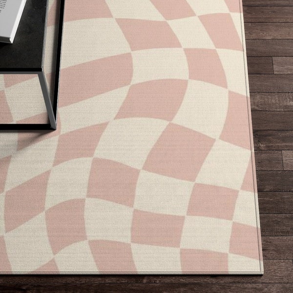 Checkered Rug - Etsy