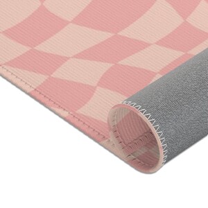 Pink Pastel Rugs for Bedroom Aesthetic Retro Rugs for Living Room ...