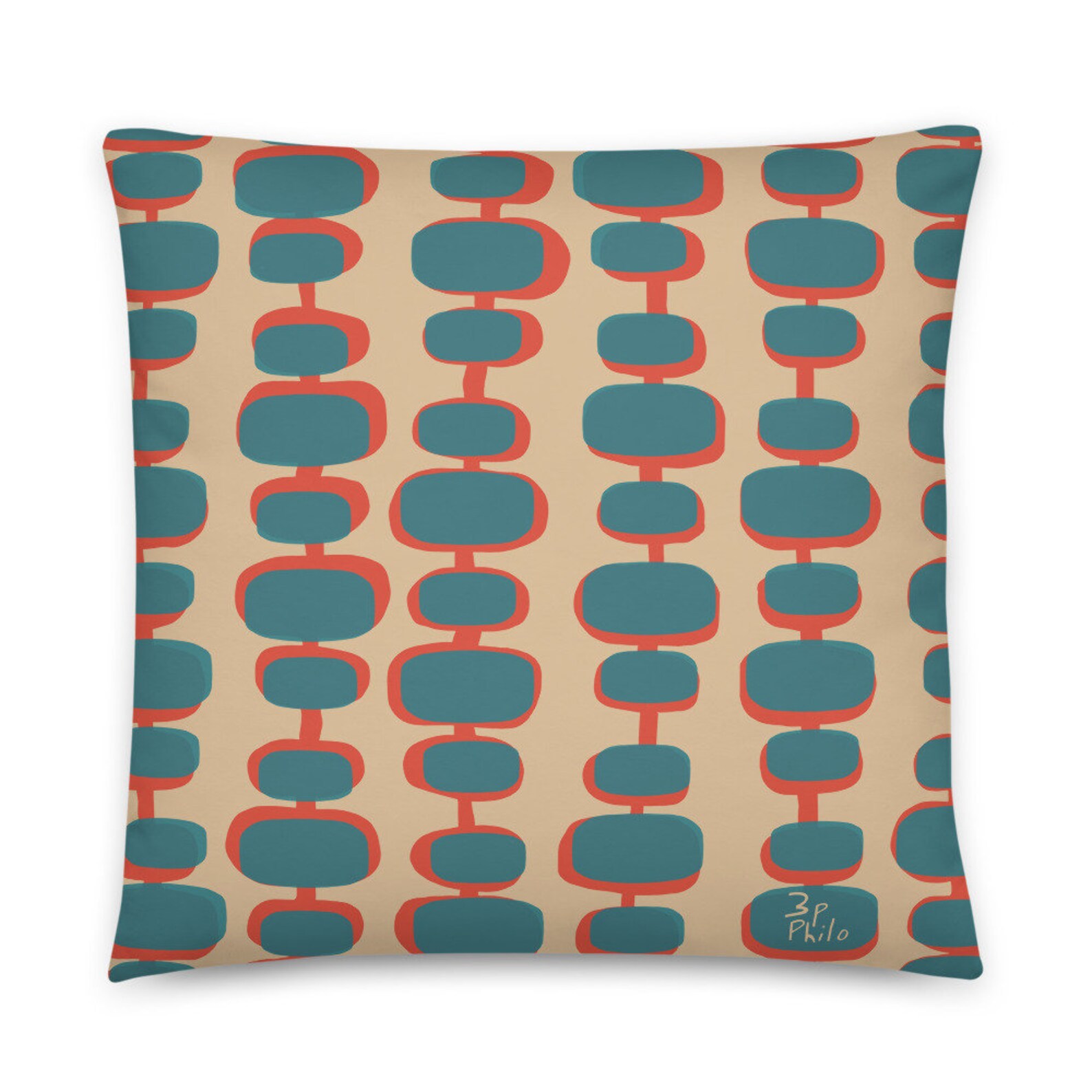 Mid Century Modern Throw Pillow Retro Mcm Pillow Covers 18x18 | Etsy