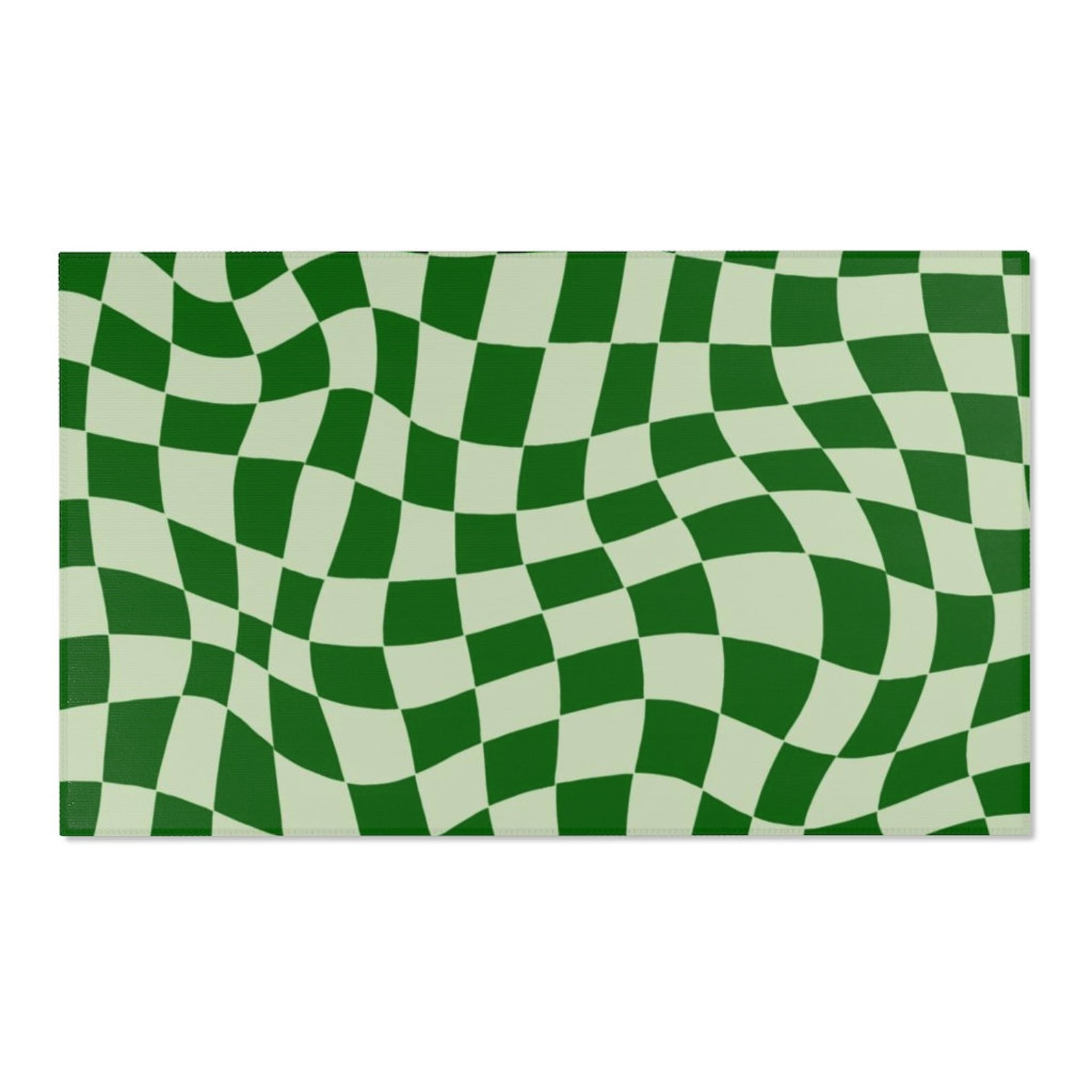 Green Pastel Rugs for Bedroom Aesthetic Retro Rugs for Living | Etsy