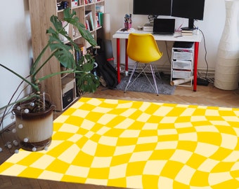 Pastel Yellow Rug - Etsy