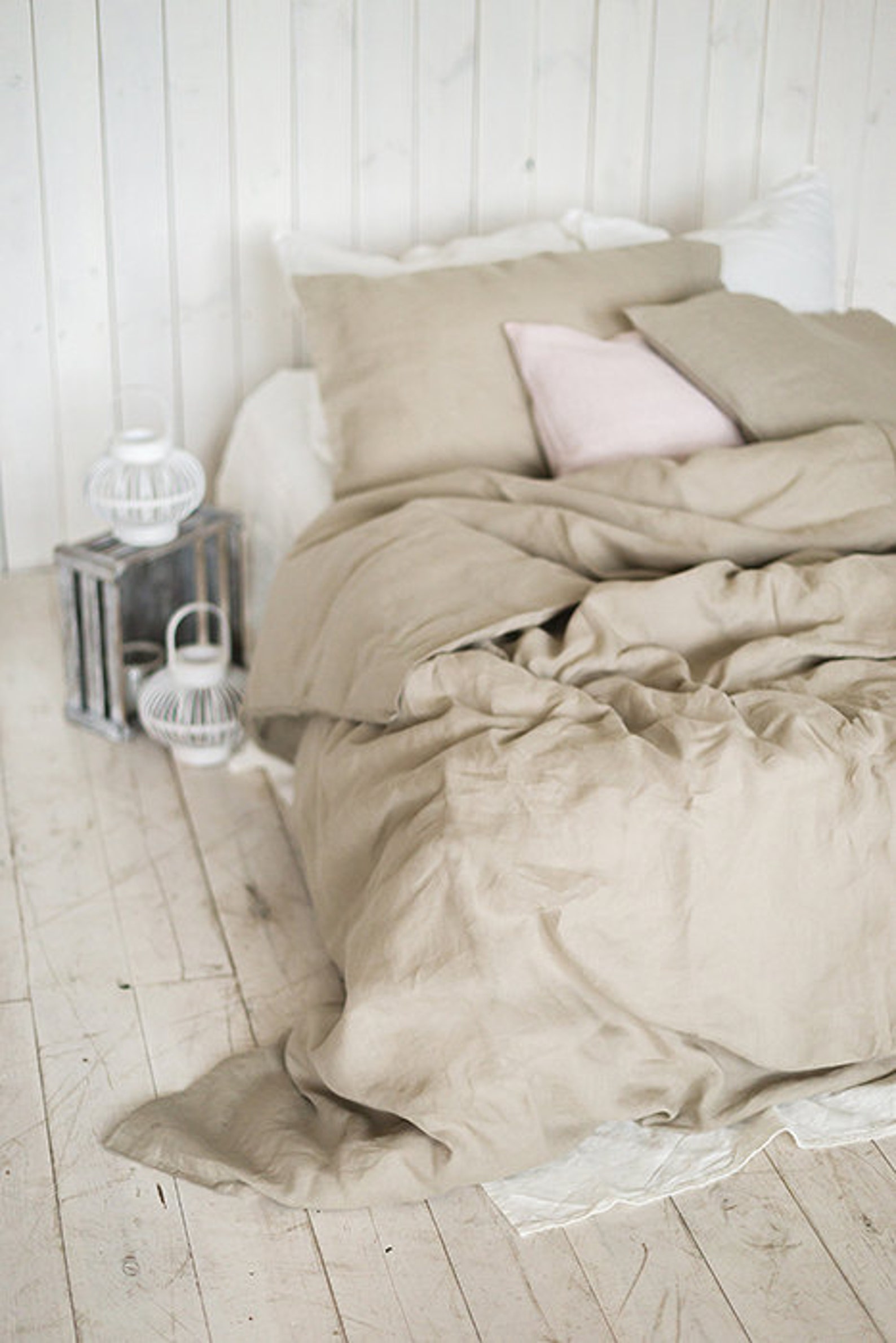 Light Beige Linen DUVET COVER Queen Duvet King Duvet Double - Etsy