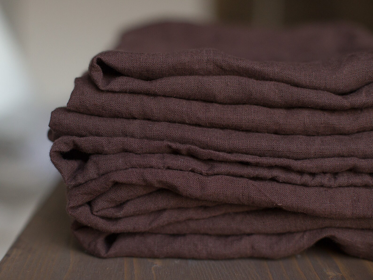 Linen DUVET COVER Brown Stonewashed Pure Linen Custom Size - Etsy