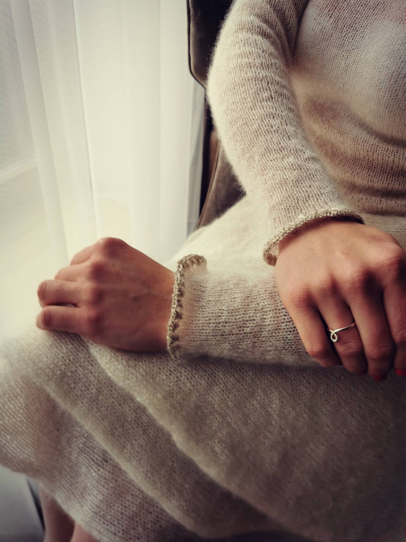 Knitted dresses for women Fit and flare dress Winter wedding | Etsy