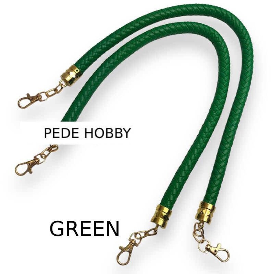 Pair Purse Handle Purse Crochet PU Leather Handles,round Crochet PU ...