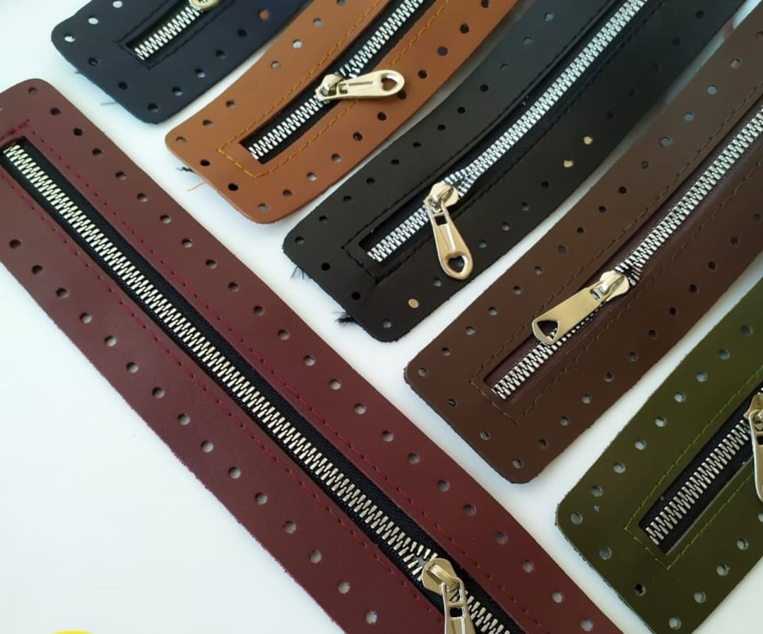 PU Leather Zipper for Knitted Bag / High Quality Zipper Frame for Bag ...