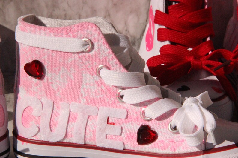 I Love Me | High Top Canvas Sneakers - Etsy