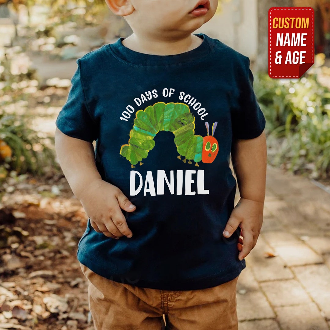 100 Days of School Shirt/100 Days of School Hungry Caterpillar Shirt ...