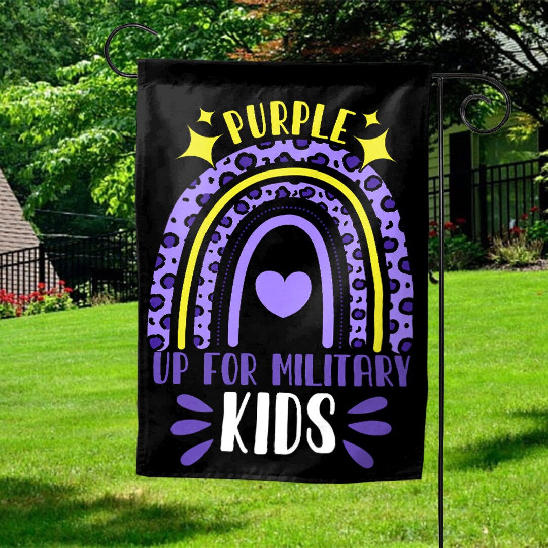 Purple up for Military Child Awareness American Flag, Military Children ...