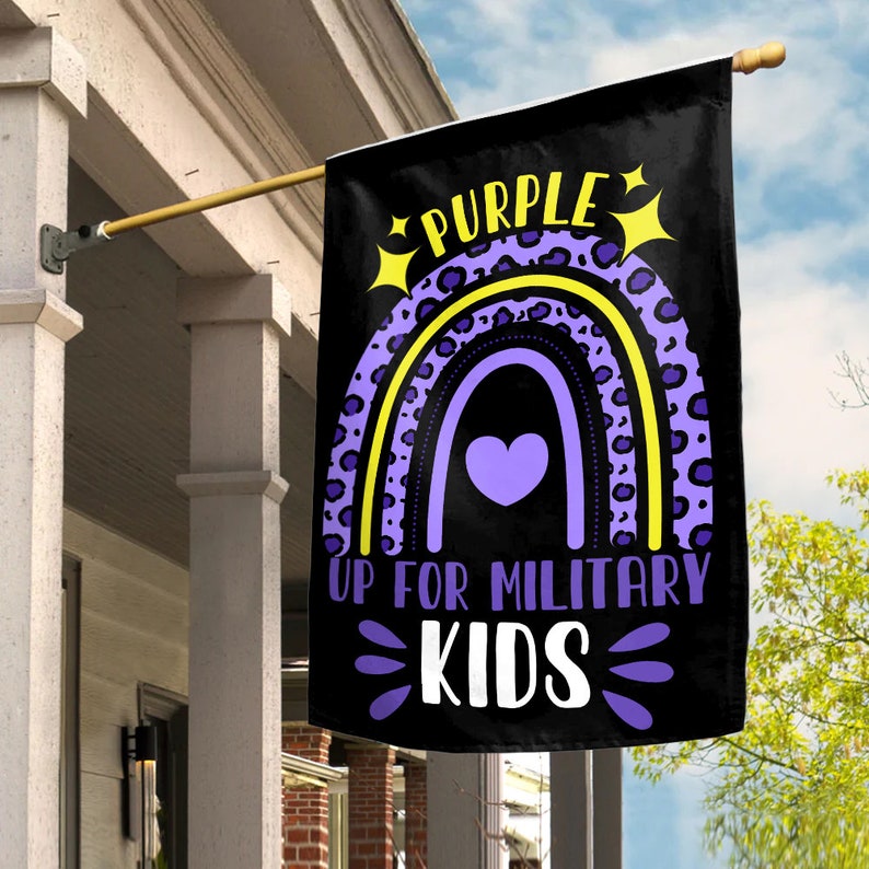 Purple up for Military Child Awareness American Flag, Military Children ...