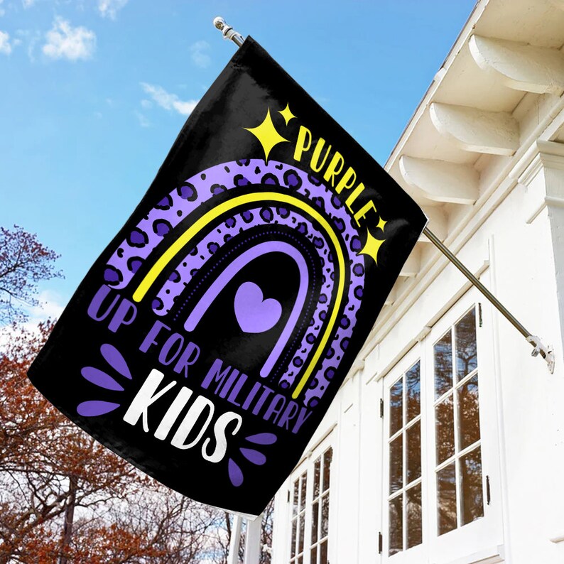 Purple up for Military Child Awareness American Flag, Military Children ...