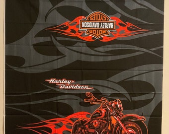 Harley Davidson Fabric - Etsy