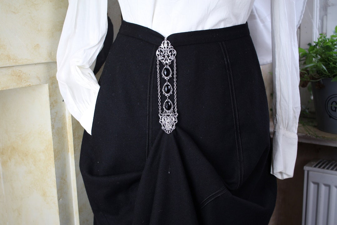 Chatelaine Skirt Lifter, Dress Holder, Macadam Porte-jupes in the Style ...