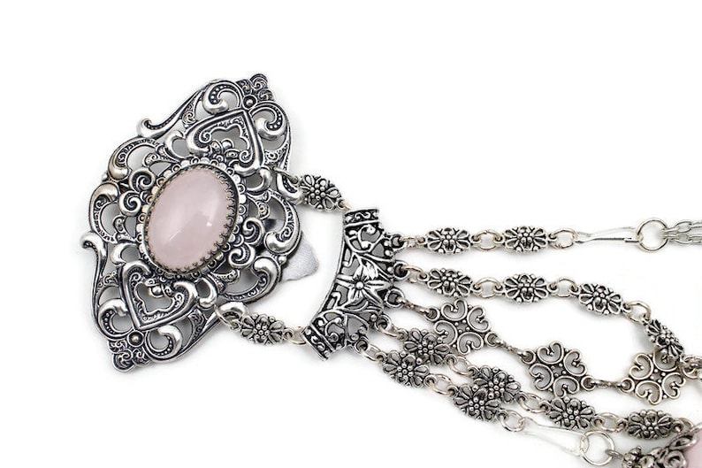 Pink Sewing Chatelaine Based on Historical Models/ Reproduction/ - Etsy