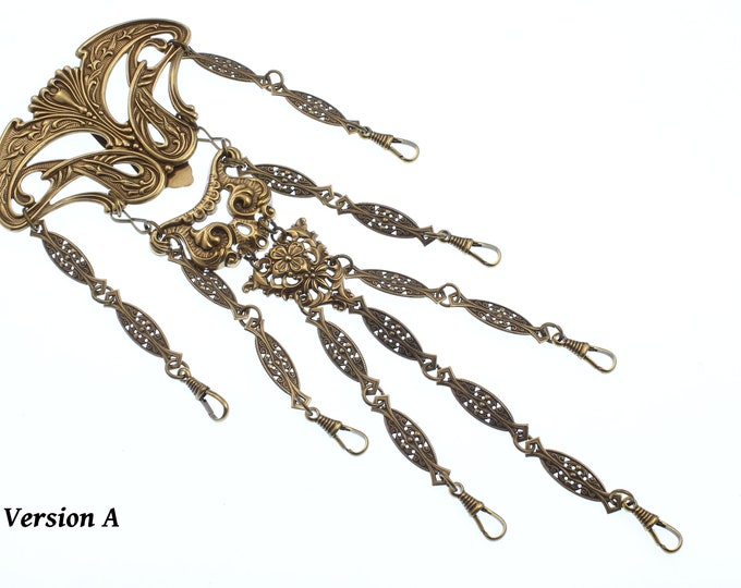 Pink Sewing Chatelaine Based on Historical Models/ Reproduction/ - Etsy