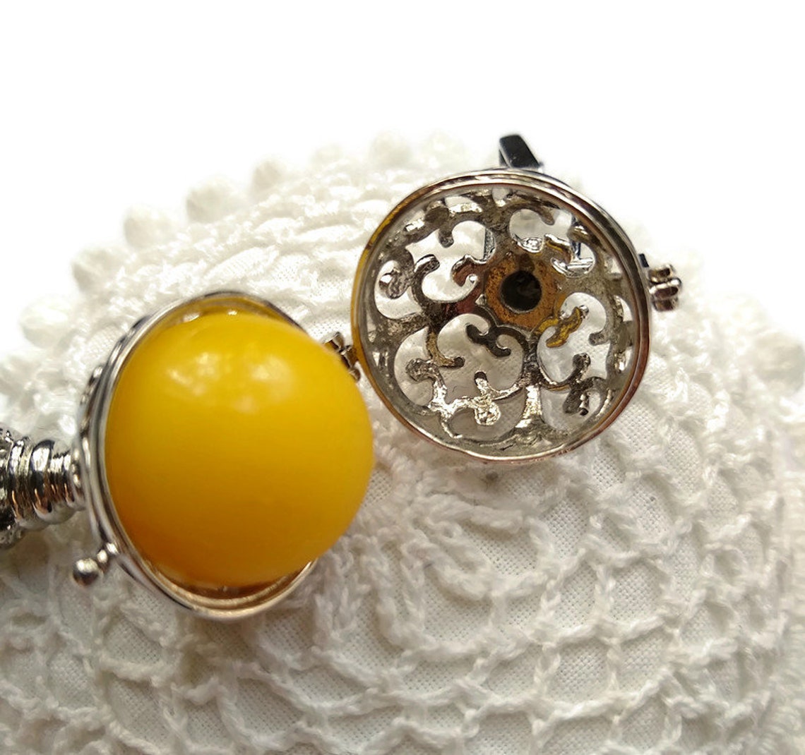 Beeswax Tailoring Wax Conditioner Pendant in Pearl Cage - Etsy