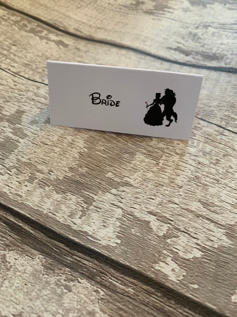 Personalised Disney Place Cards Disney Wedding Magical - Etsy