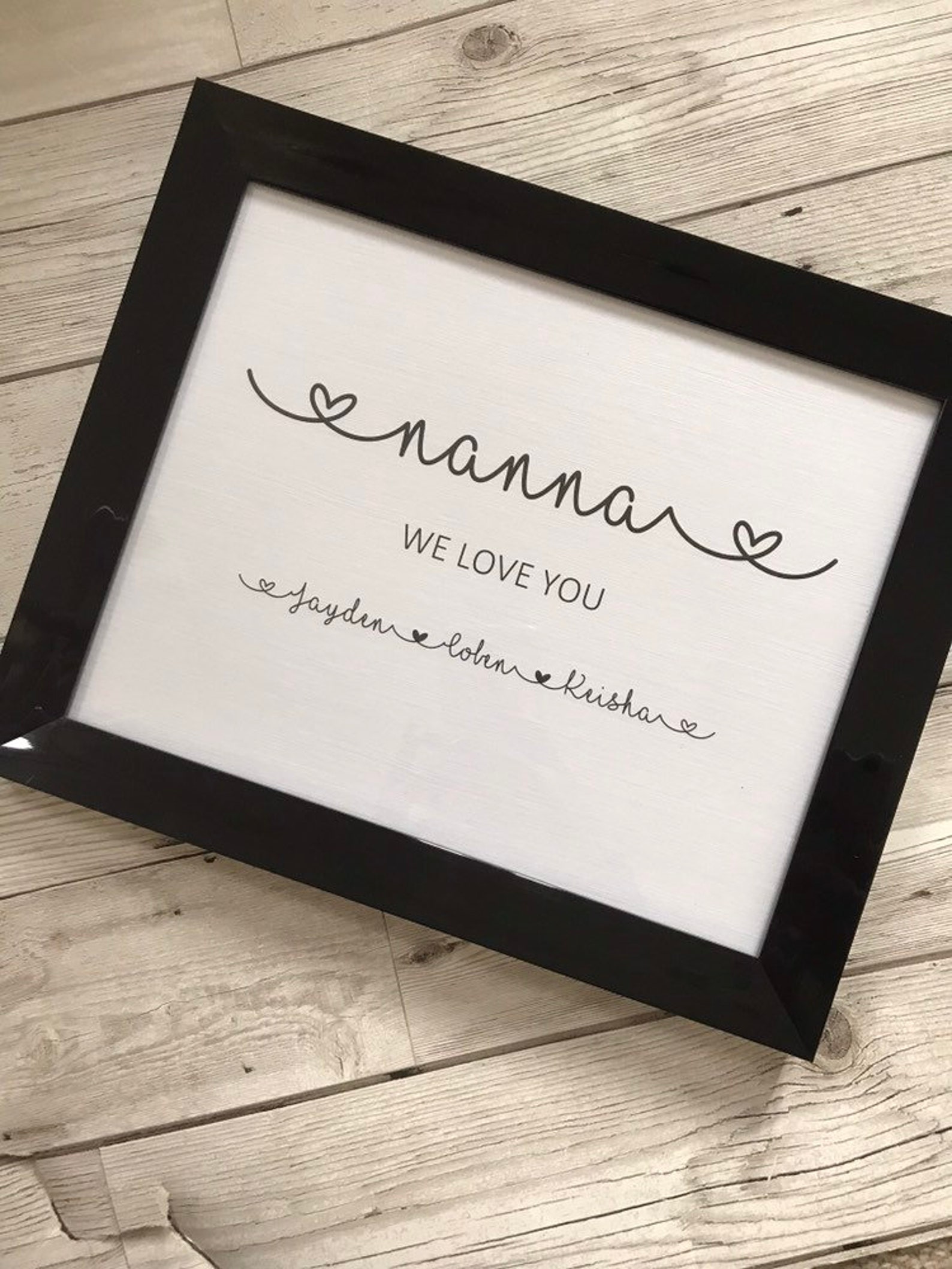 Personalised Print Any Names and Wording Can Be Added, Gift, Present - Etsy