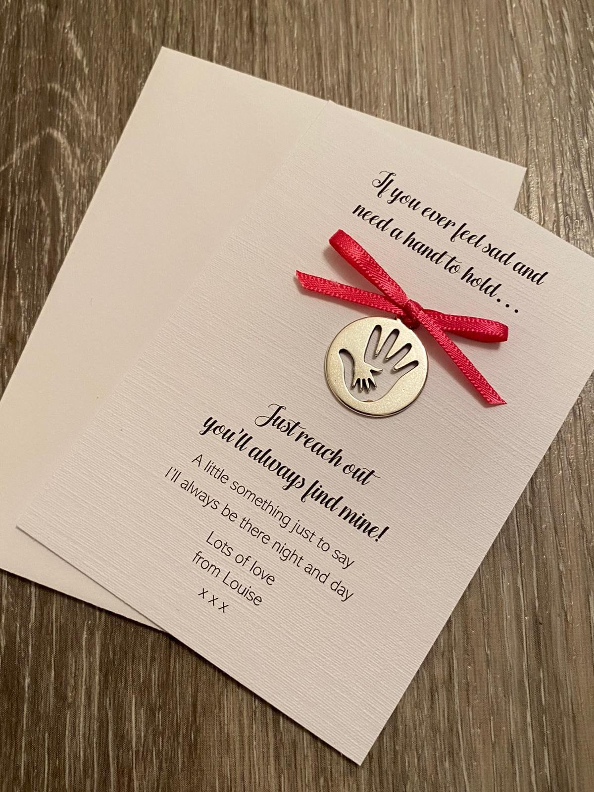 A Tiny Little Pocket Hug Token With Personalised Card - Etsy UK