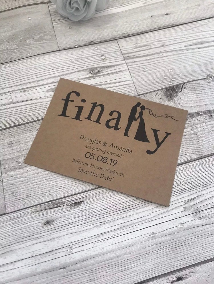 Finally Invites Fully Personalised - Etsy UK