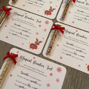 Christmas Magic Reindeer Food, Santa’s Sleigh, Magical Reindeer Dust ...