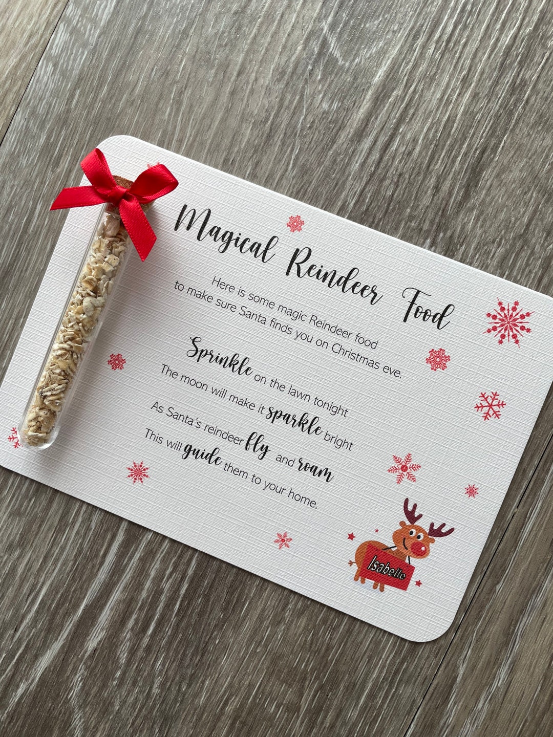 Christmas Magic Reindeer Food, Santa’s Sleigh, Magical Reindeer Dust ...