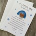 A Tiny Little Fathers Day Pocket Hug Poem Card Isolation - Etsy