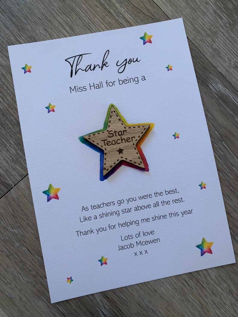 Teacher Pocket Hug, Print Poem, End of Term, Class of 2020, Thank You ...