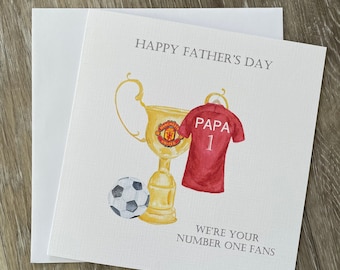 Dad Football Card | Etsy