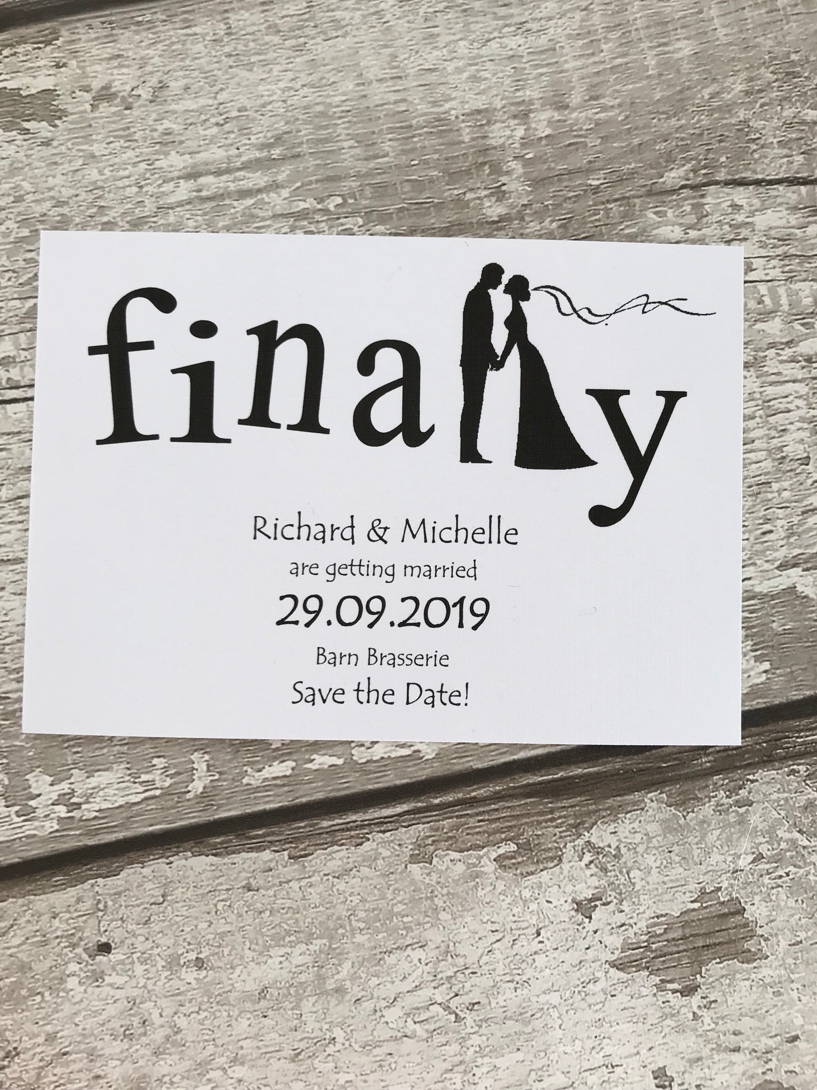 Finally Save the Date Cards - Etsy