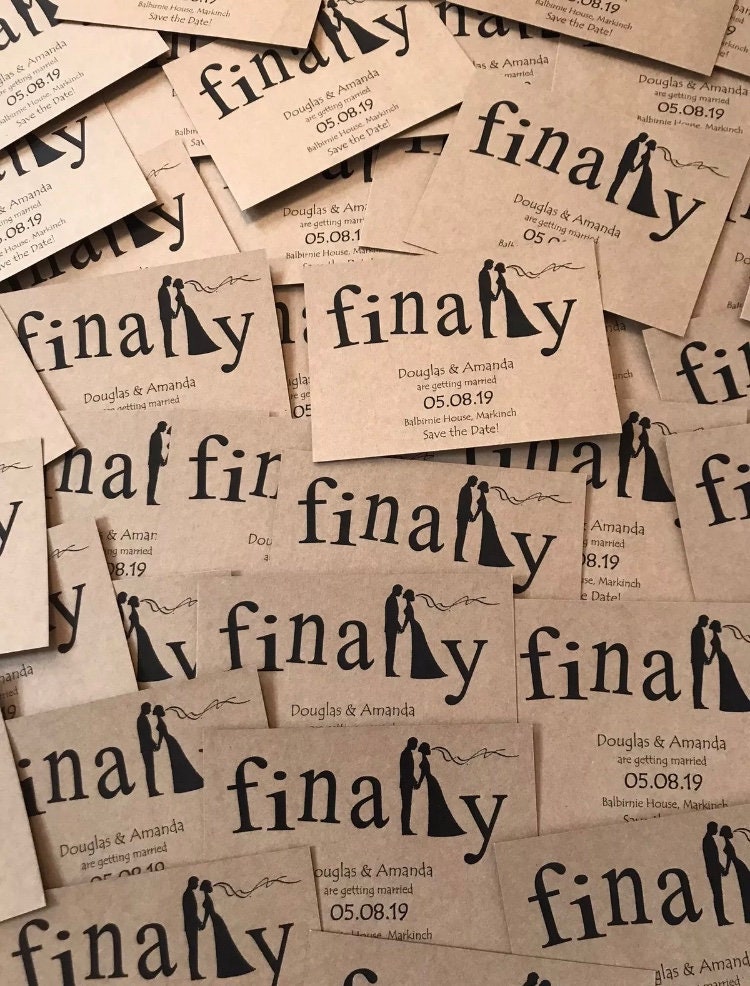 Finally Invites Fully Personalised - Etsy UK