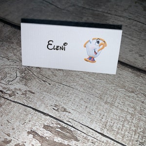 Coloured Disney Place Cards, Disney Wedding, Magical, Fairy Tale - Etsy UK