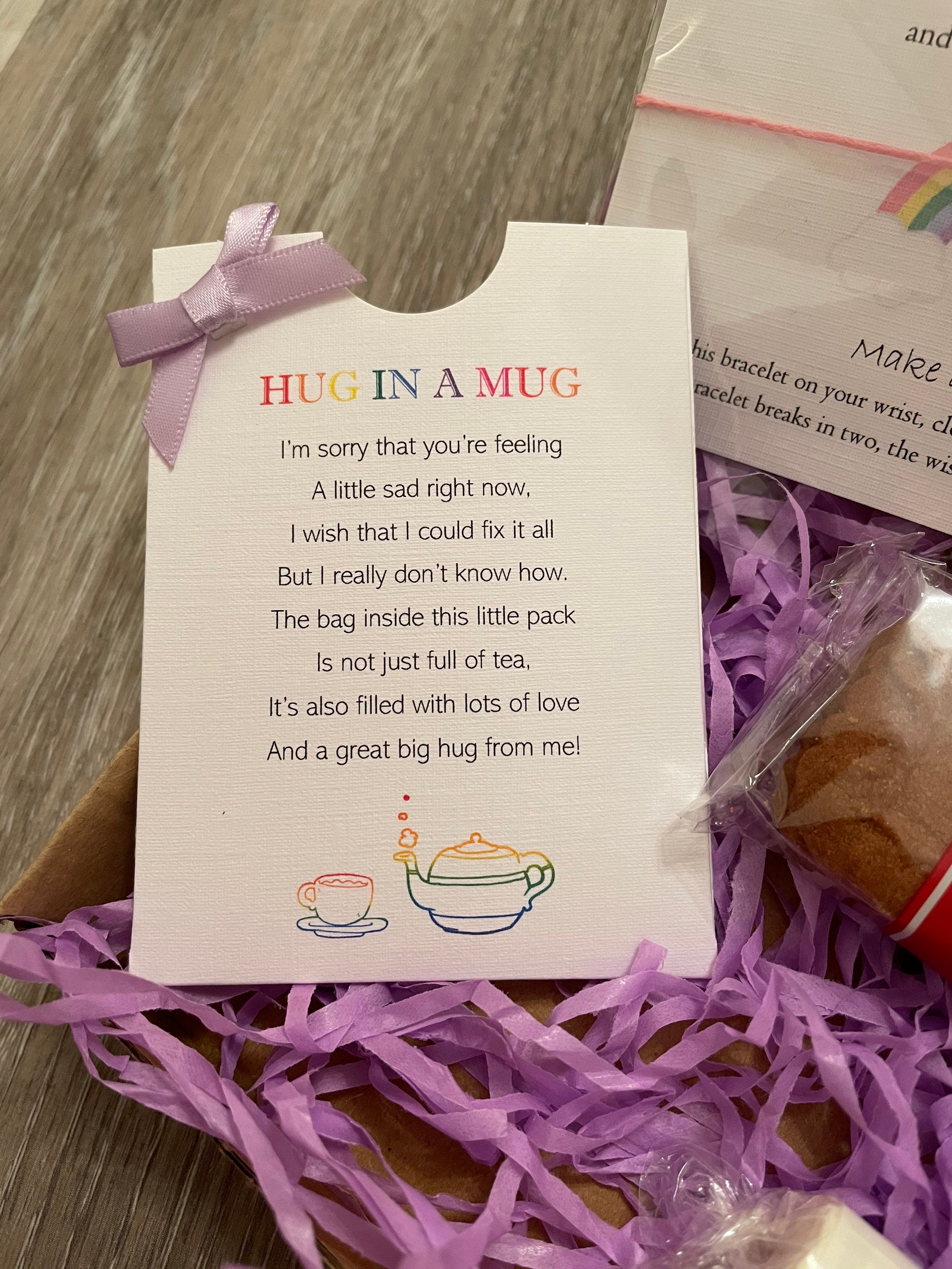 A Hug in a Mug Isolation Gift Miss You Hug Token Thinking - Etsy