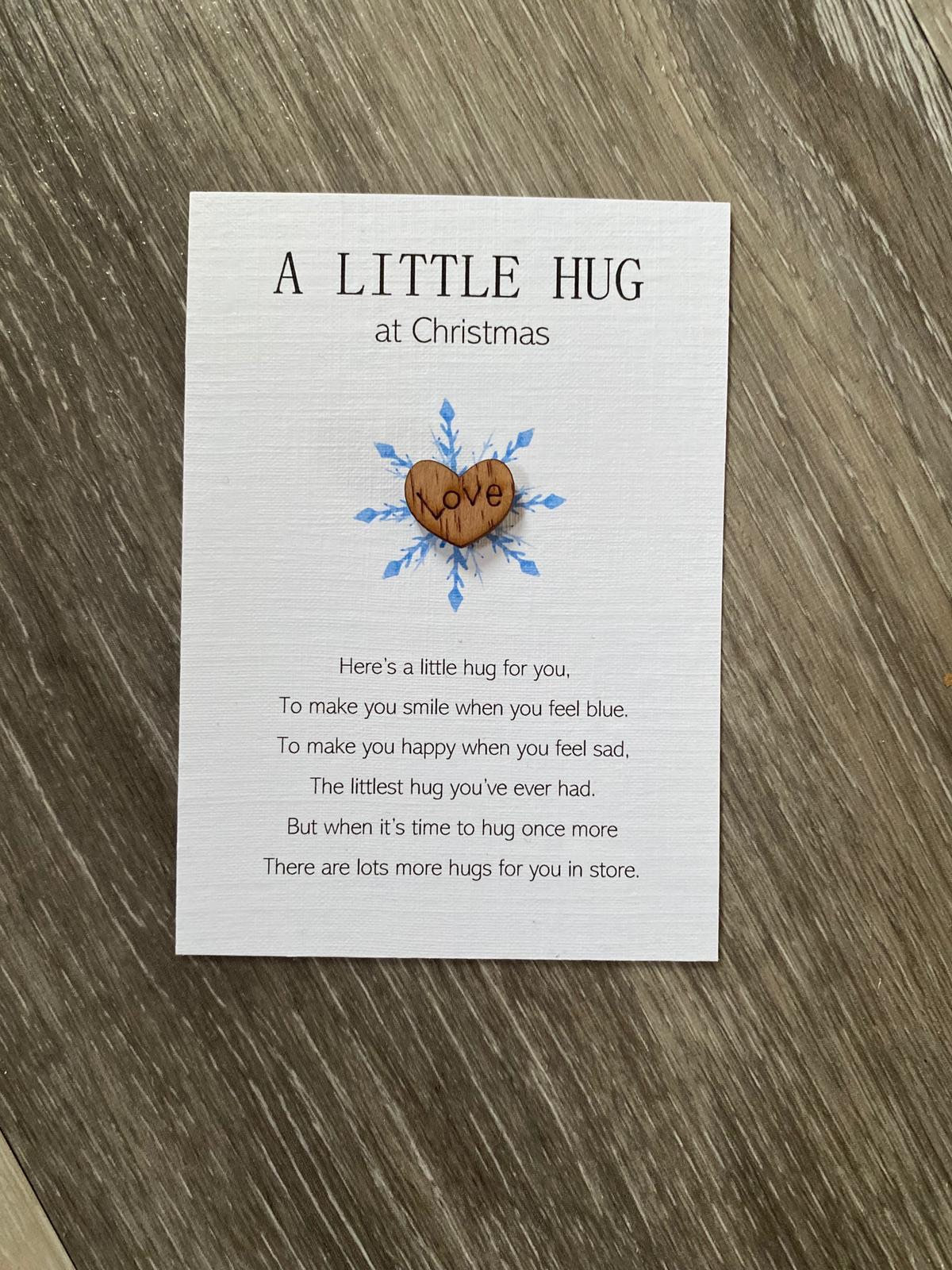 A Tiny Little Pocket Hug With Christmas Cardisolation Gift - Etsy UK