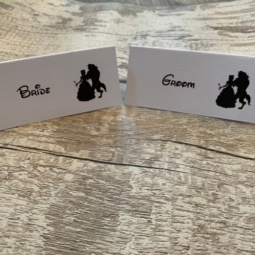Personalised Disney Place Cards Disney Wedding Magical - Etsy