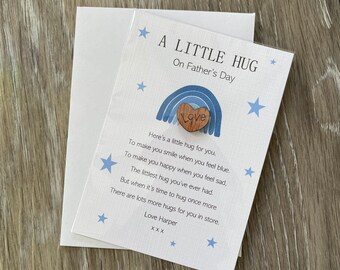 A Tiny Little Pocket Hug Poem Card Isolation Gift Miss You | Etsy