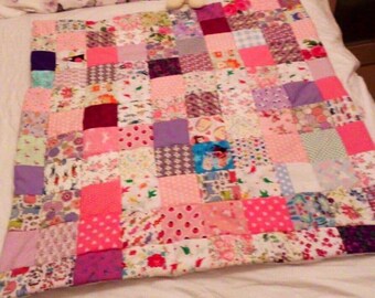 Girl Patchwork Quilt | Etsy UK