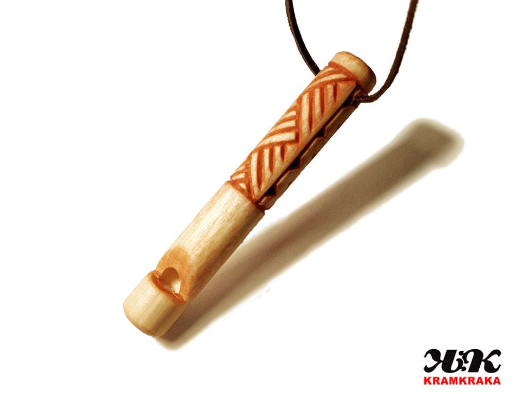 Carved Viking Wooden Whistle Let Them Hear You Vikingage Medieval ...