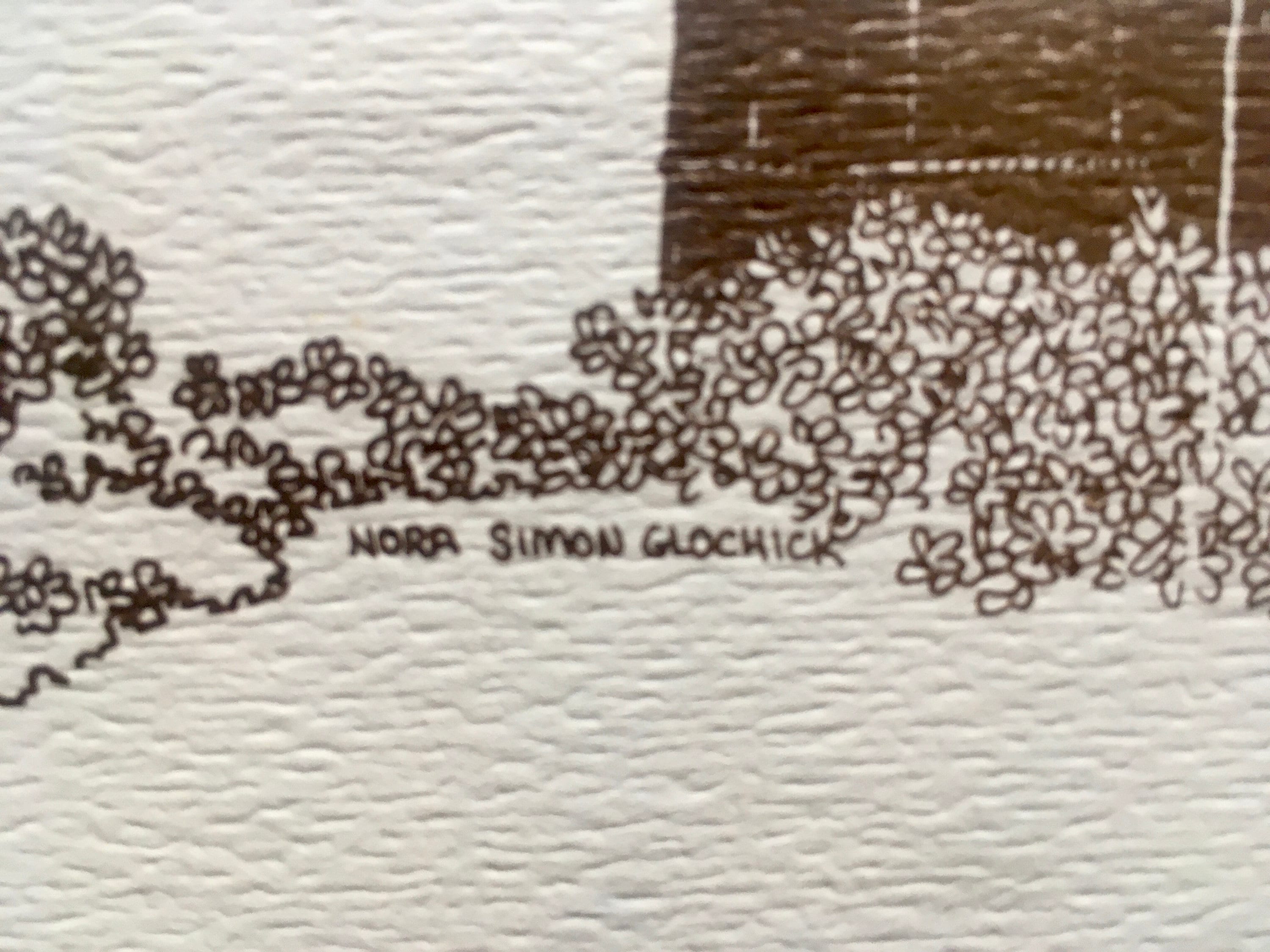 Set of 3 Vintage Nora Simon Glochick Prints / 1970's Sketches ...