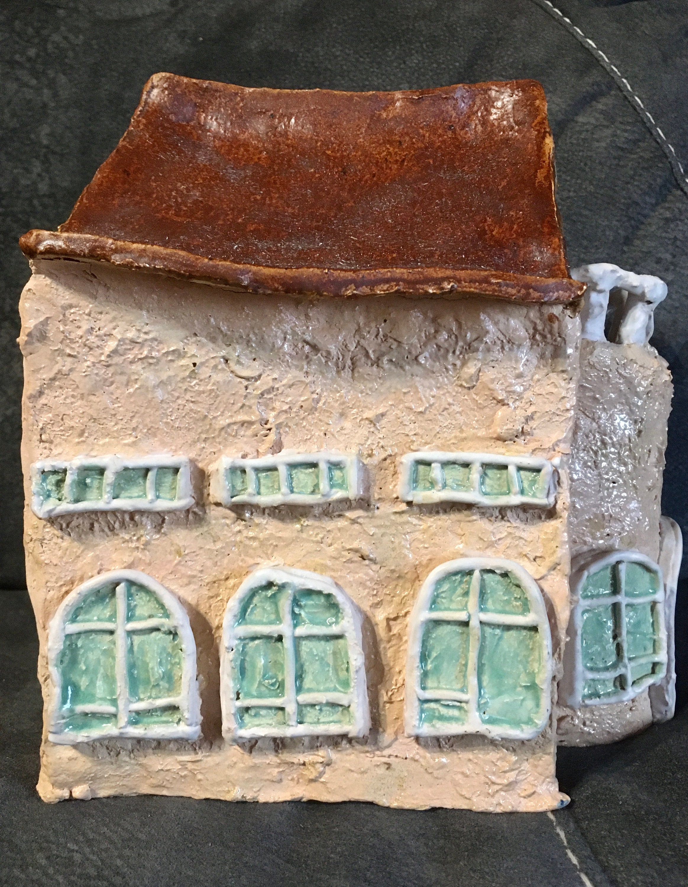 Extraordinary Vintage Handmade Ceramic House / Collectible | Etsy