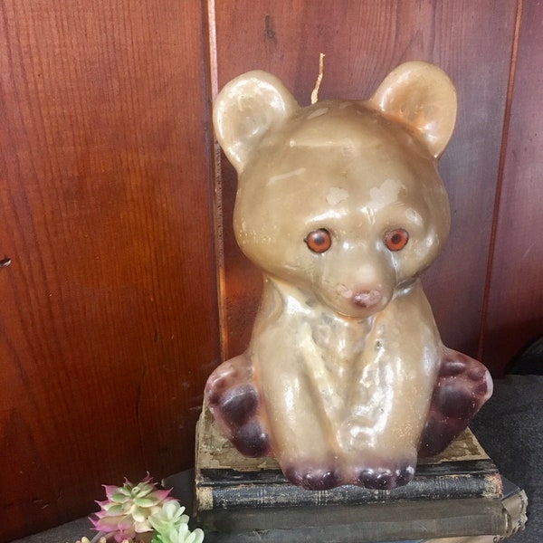 Large Bear Candles - Etsy