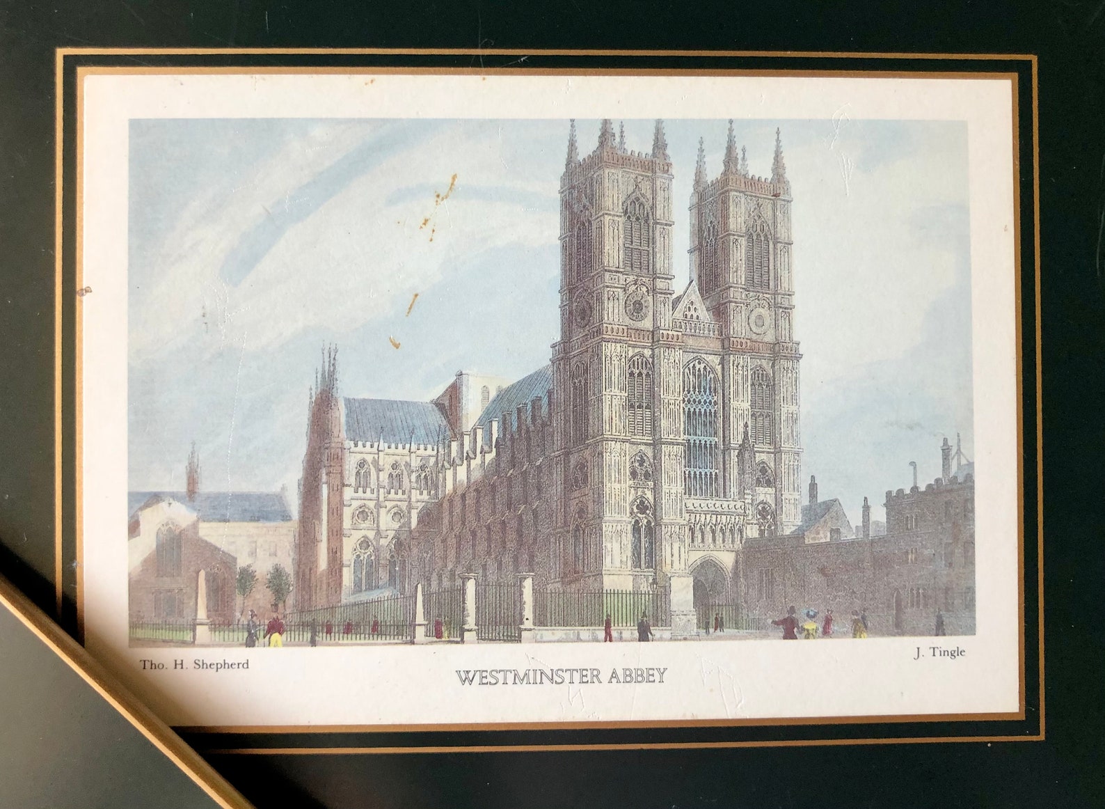 Set of 3 Hardboard Prints by Thomas H. Shepherd / London - Etsy