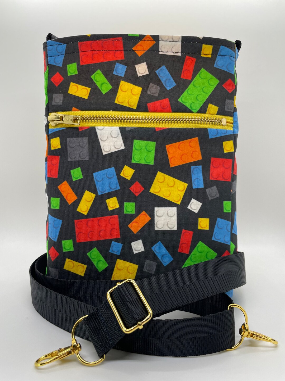 Bricks Reversible and Adjustable Crossbody Handbag - Etsy