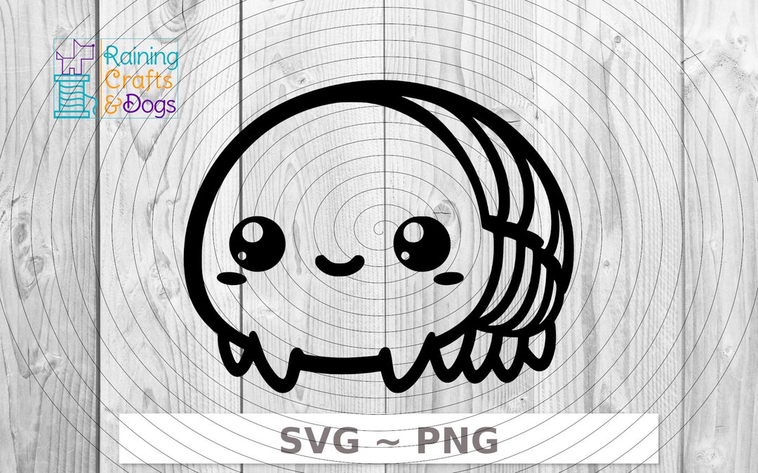 Cute Smiling Isopod Roly Poly SVG PNG Digital Download - Etsy