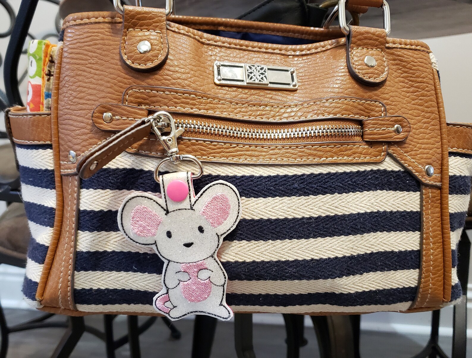 Mouse / Rat Key Chain Key Fob Zipper Pull Snap Tab - Etsy